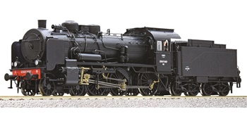 Locomotora de vapor 230 F 607 de los ferrocarriles estatales franceses ...